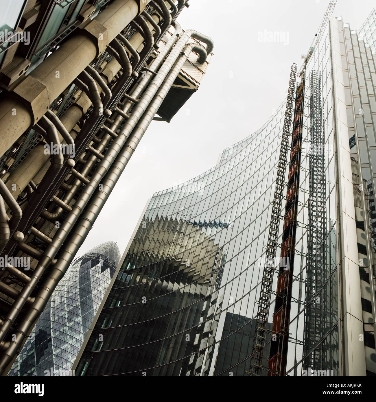 modern architecture in the square mile London Stock Photo - Alamy