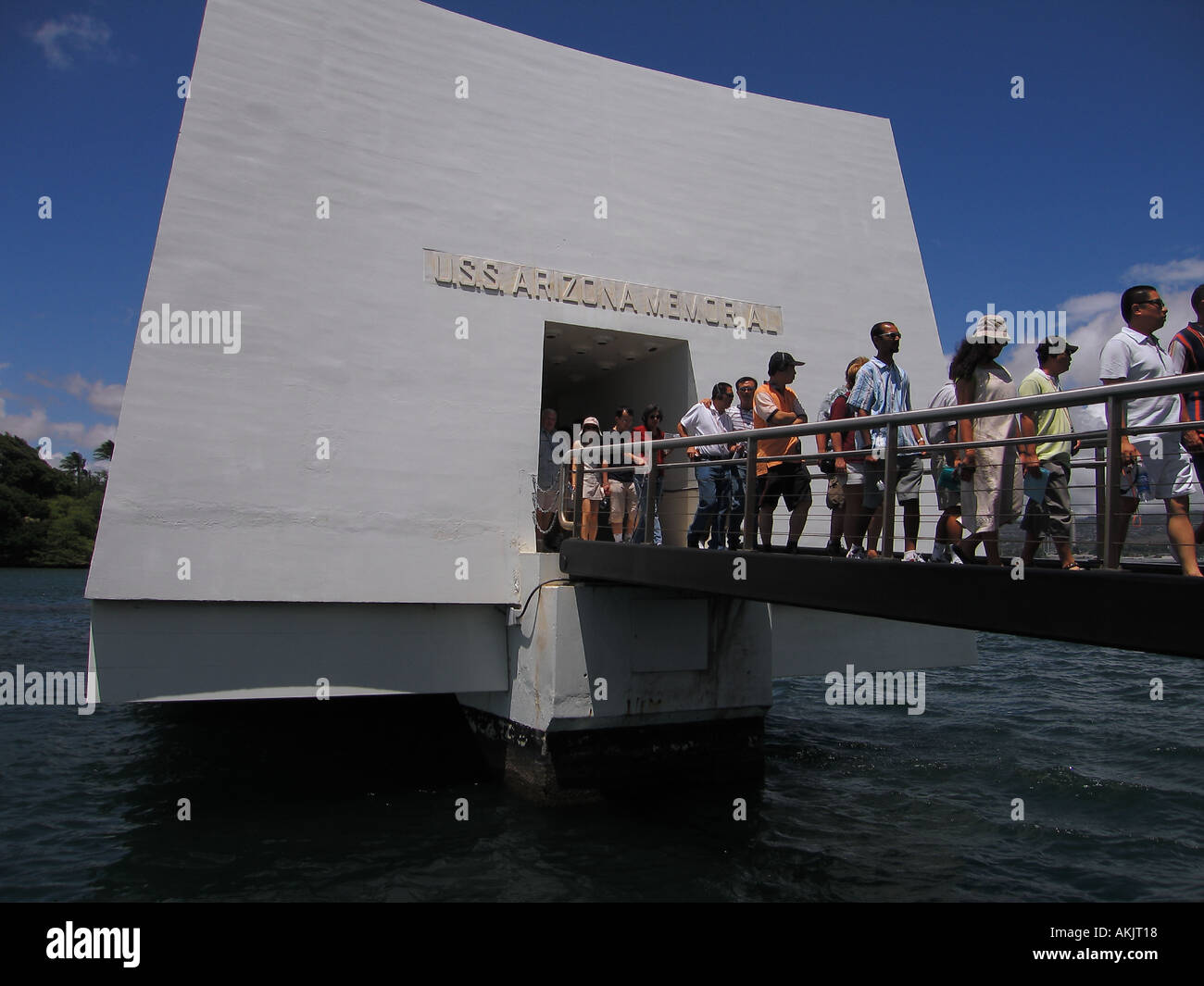 U S S Arizona Memorial Pearl Harbor Hawaii Stock Photo - Alamy