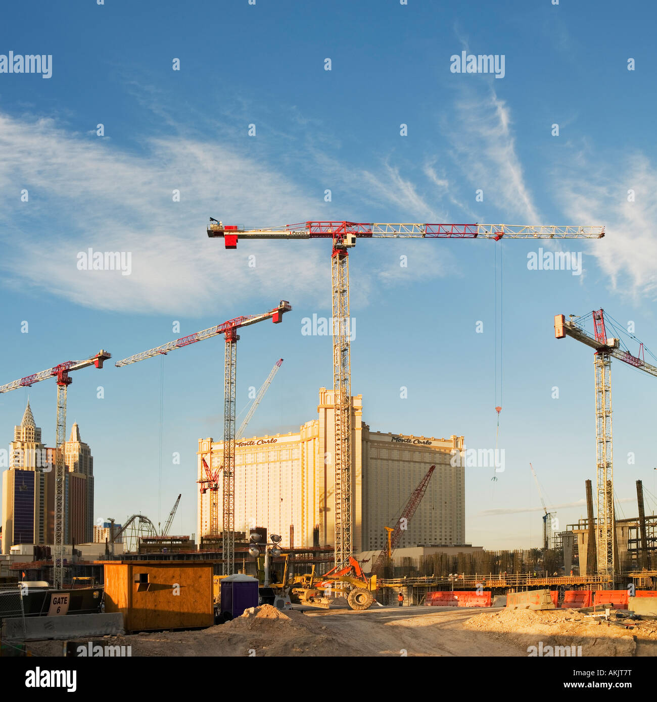 new city center mixed usage development under construction in Las Vegas ...