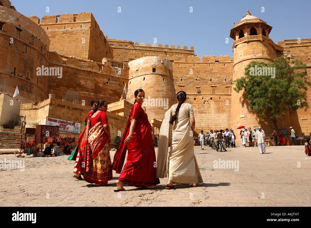 India, Rajasthan, Jaisalmer, citadel entry Stock Photo - Alamy