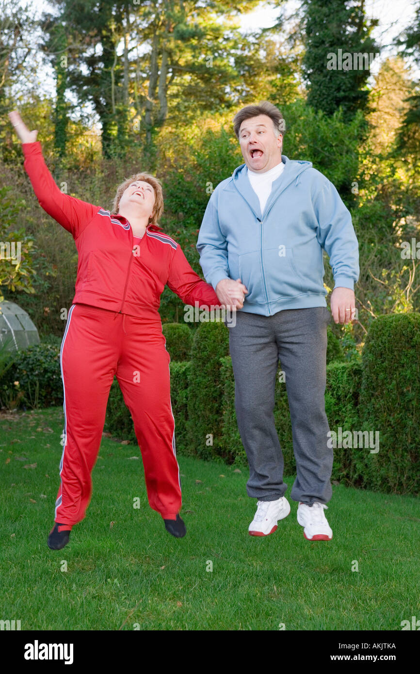 Middle aged companion see hand hi-res stock photography and images - Alamy