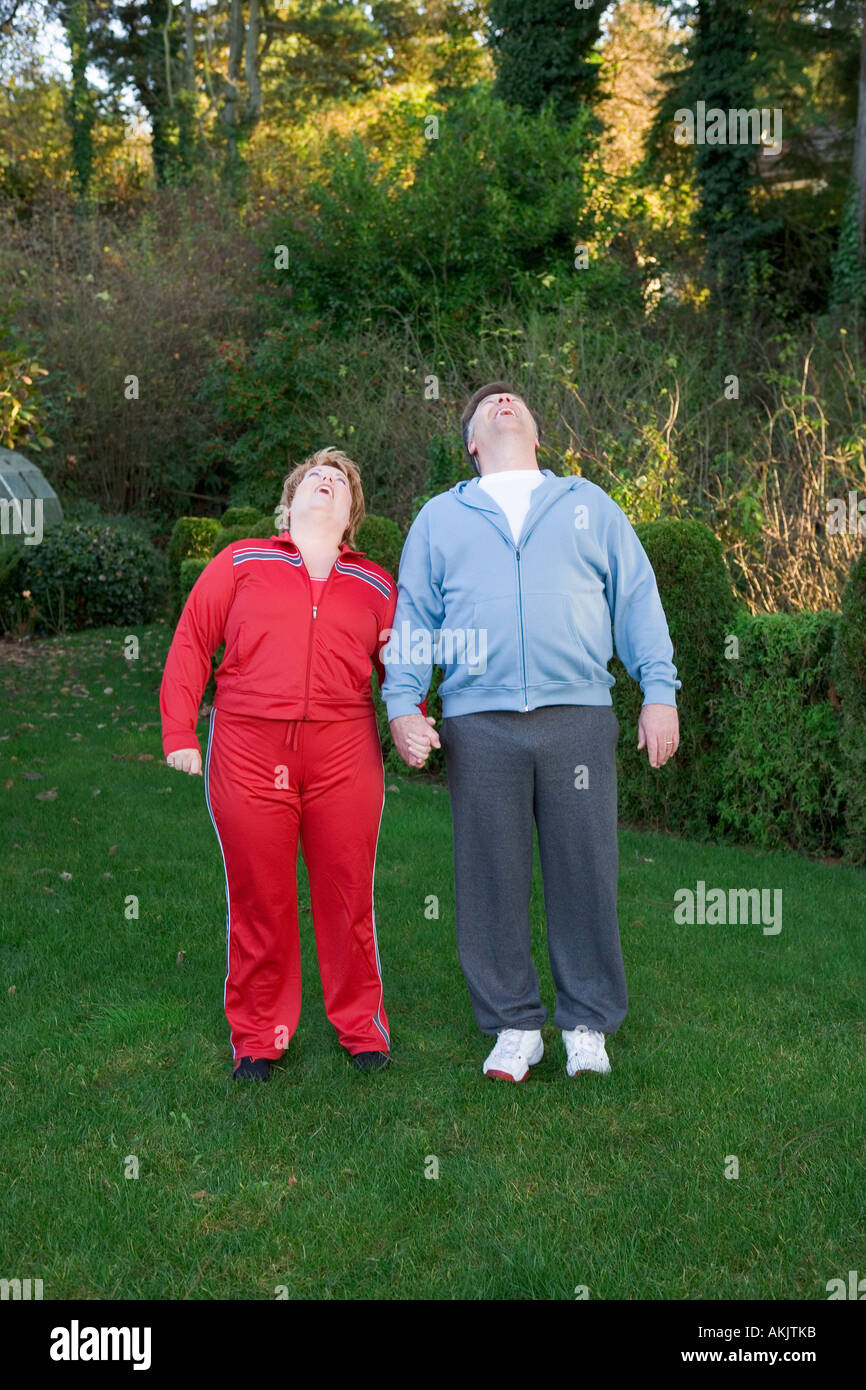 Middle aged companion see hand hi-res stock photography and images - Alamy