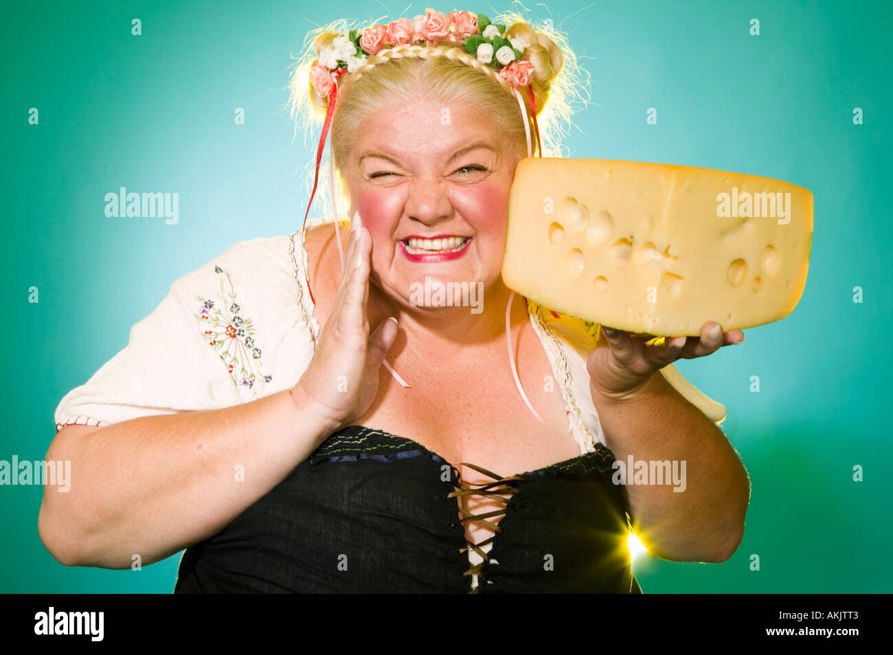 Rosy cheeks woman hi-res stock photography and images - Alamy