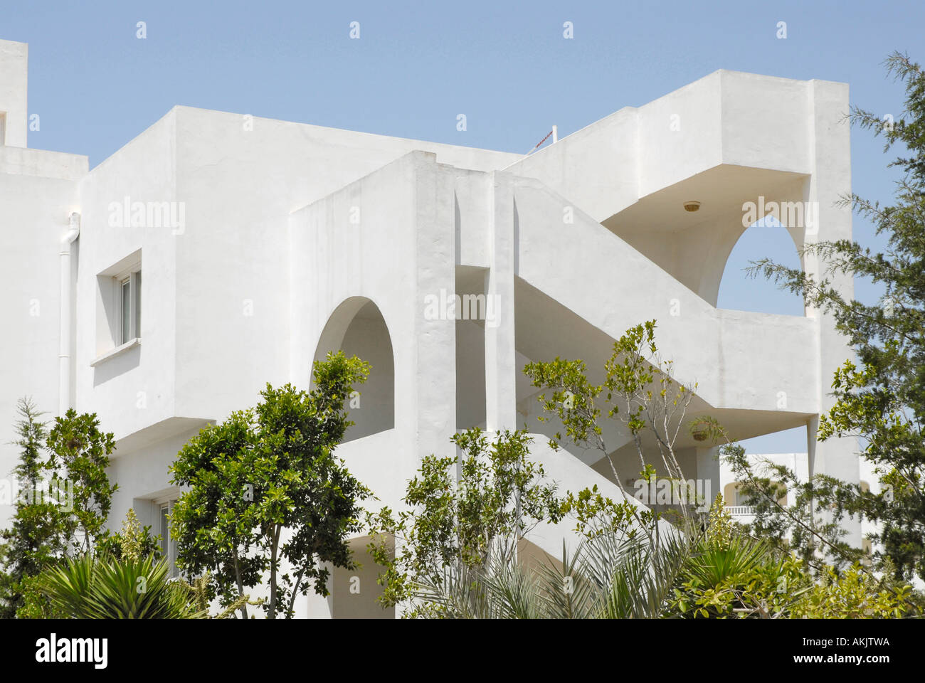 Modern Tunisian hotel built in a Traditional style in Hammamet in ...