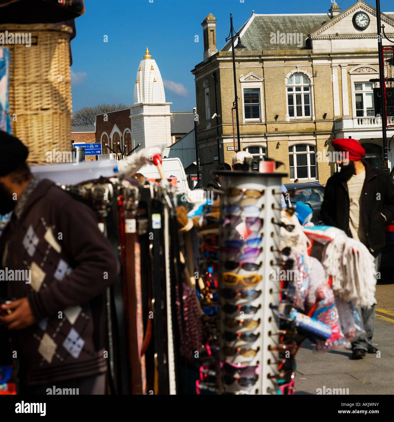 Southall england sikh turban hi-res stock photography and images - Alamy