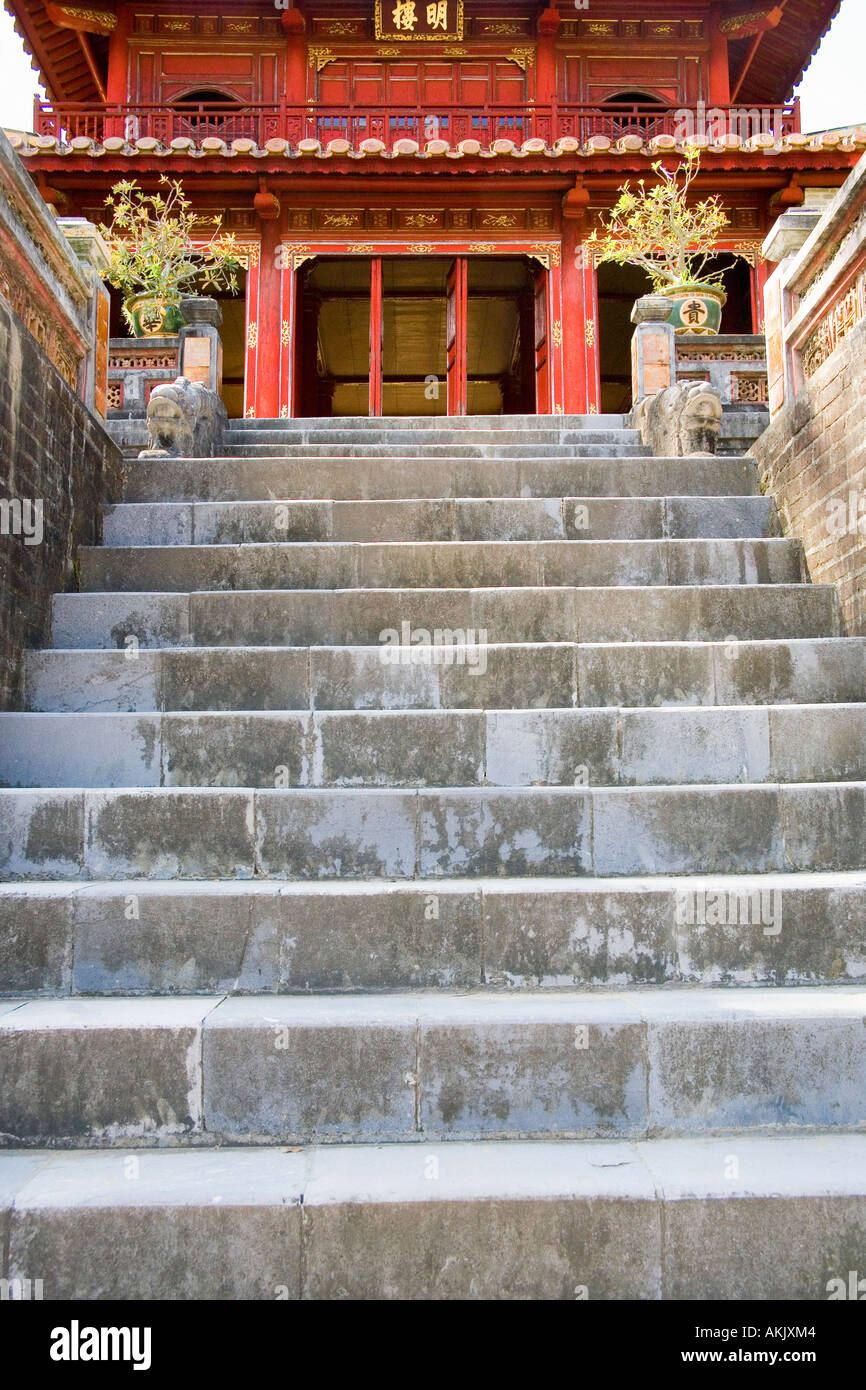 Steps outside Vietnamese imperial tombs Stock Photo - Alamy