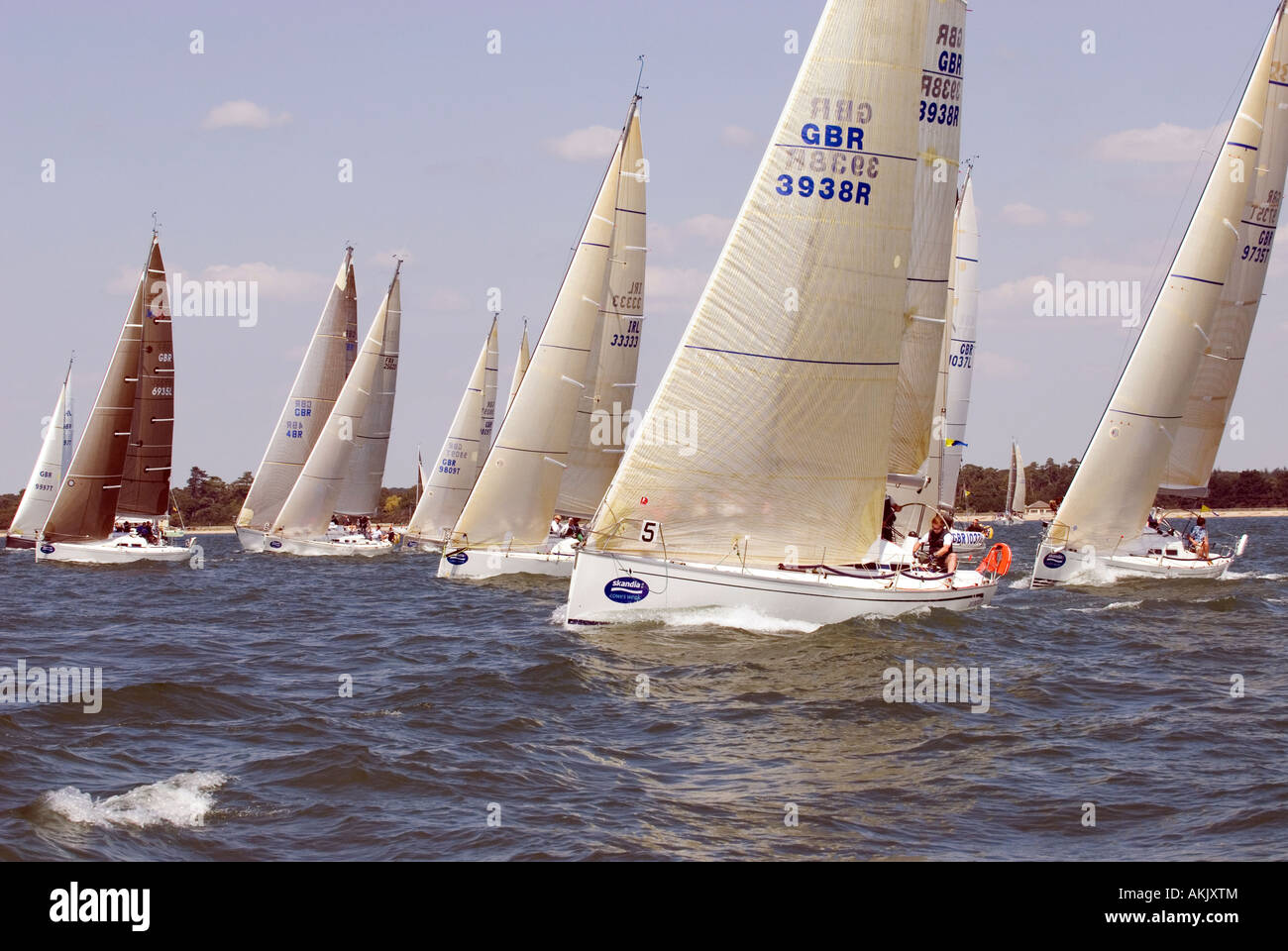 Class 5 IRC yachts including Steady Barker the Match 38 yacht of ...