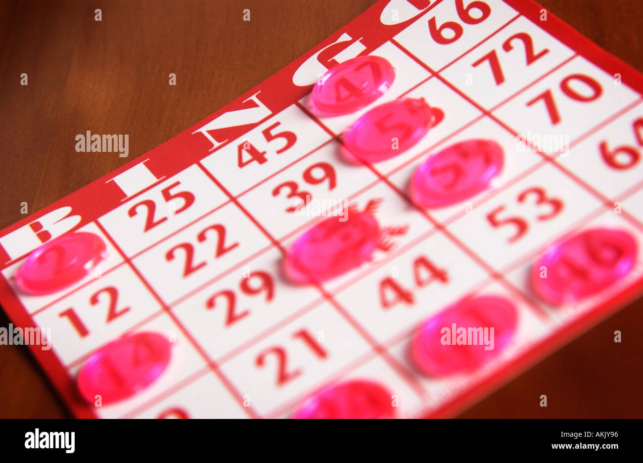 Still life bingo card hi-res stock photography and images - Alamy