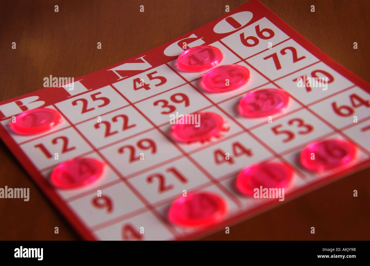 Still life bingo card hi-res stock photography and images - Alamy
