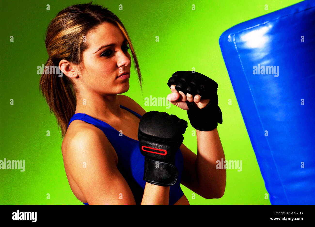 Punching bag for boxing activities hi-res stock photography and images ...