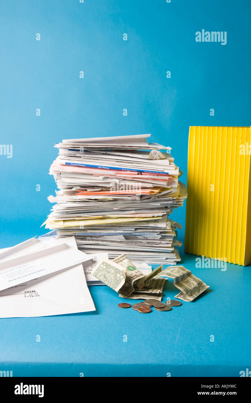 Tall stack of papers hi-res stock photography and images - Alamy