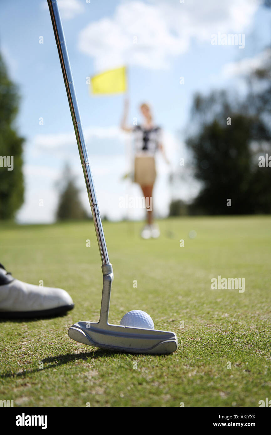 people playing golf Stock Photo - Alamy