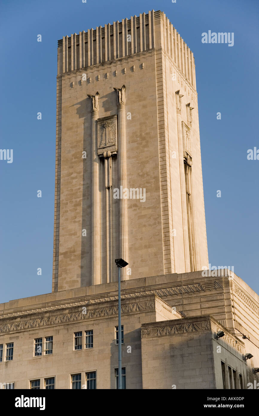 Mersey Tunnel Ventilation Tower and the Georges Dock Building from the ...