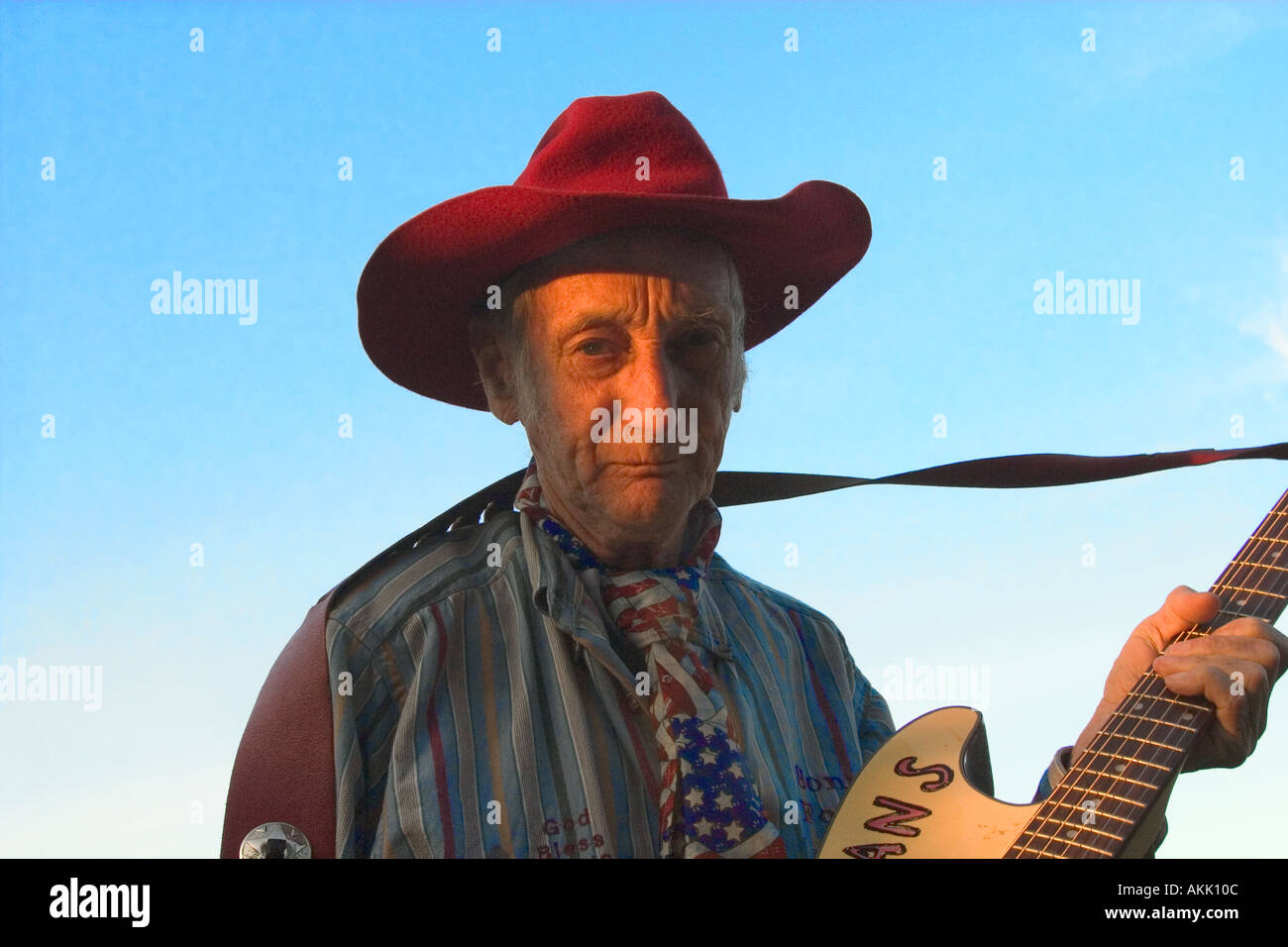 Local character dressed up as a country singer New Orleans Louisiana ...