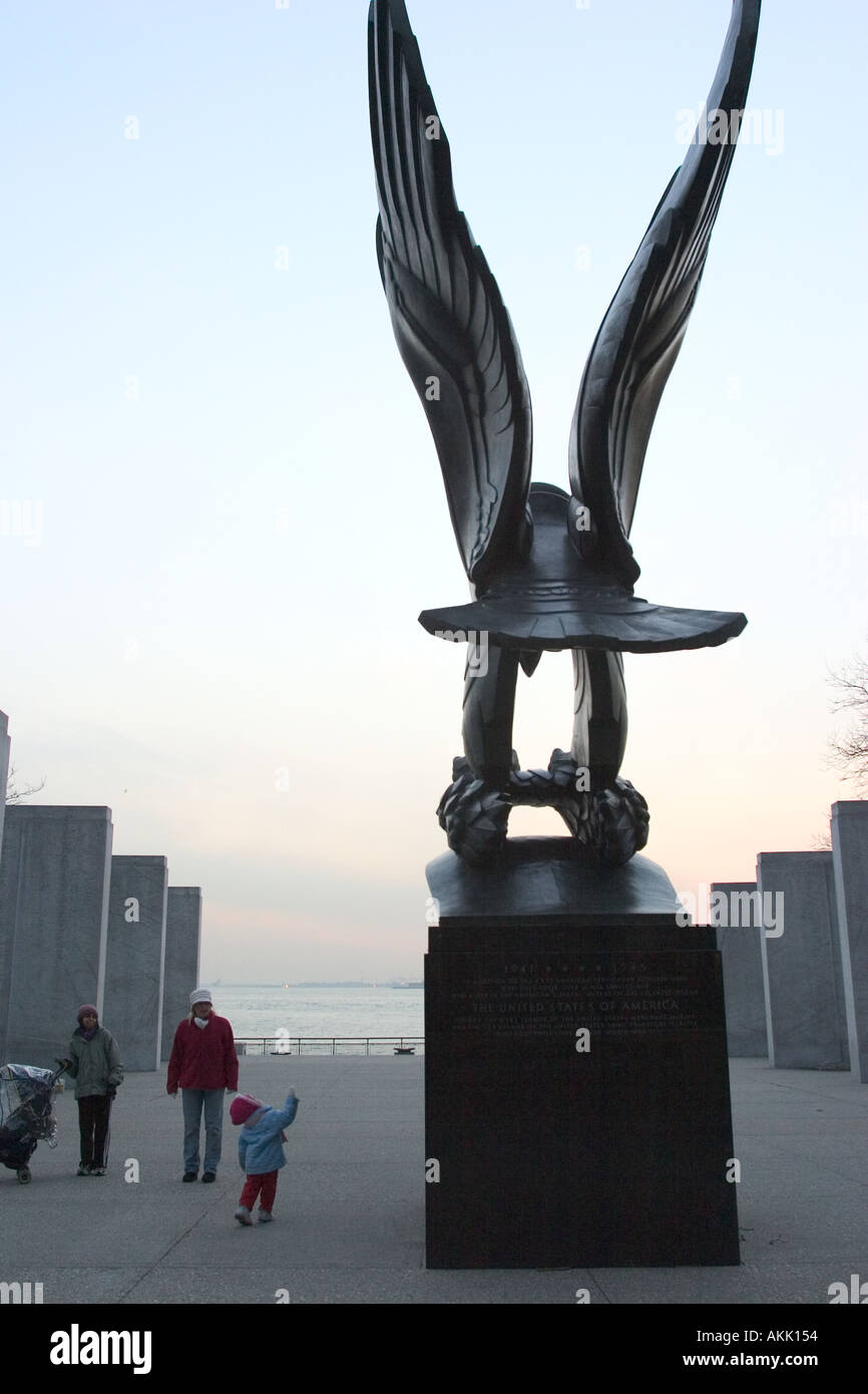 Wwii memorial in battery park hi-res stock photography and images - Alamy