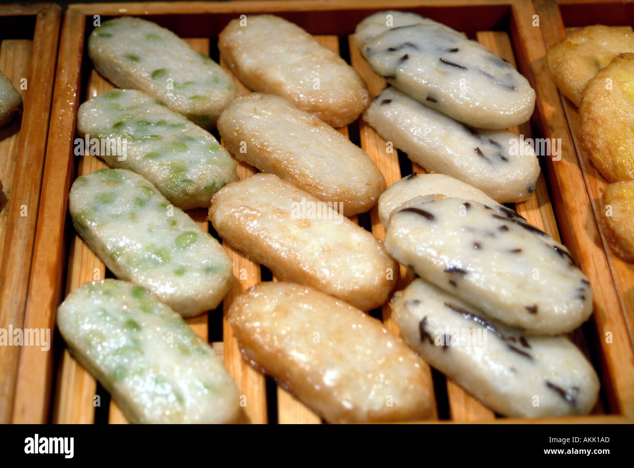 Fish on display in Nishiki street market Kyoto Japan Stock Photo - Alamy