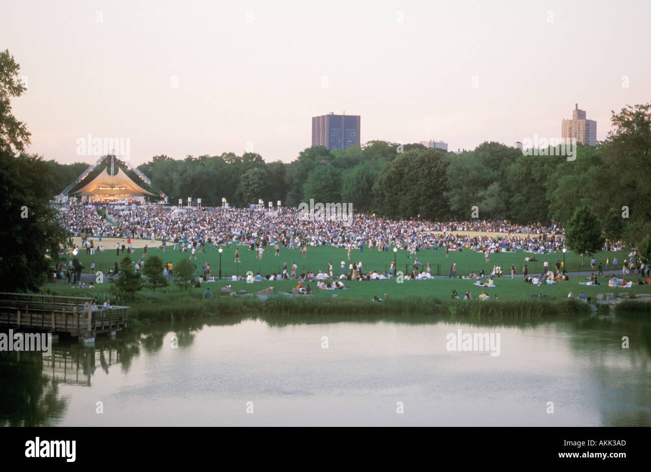 Central Park Evening Performance At The Great Lawn New York City NYC ...