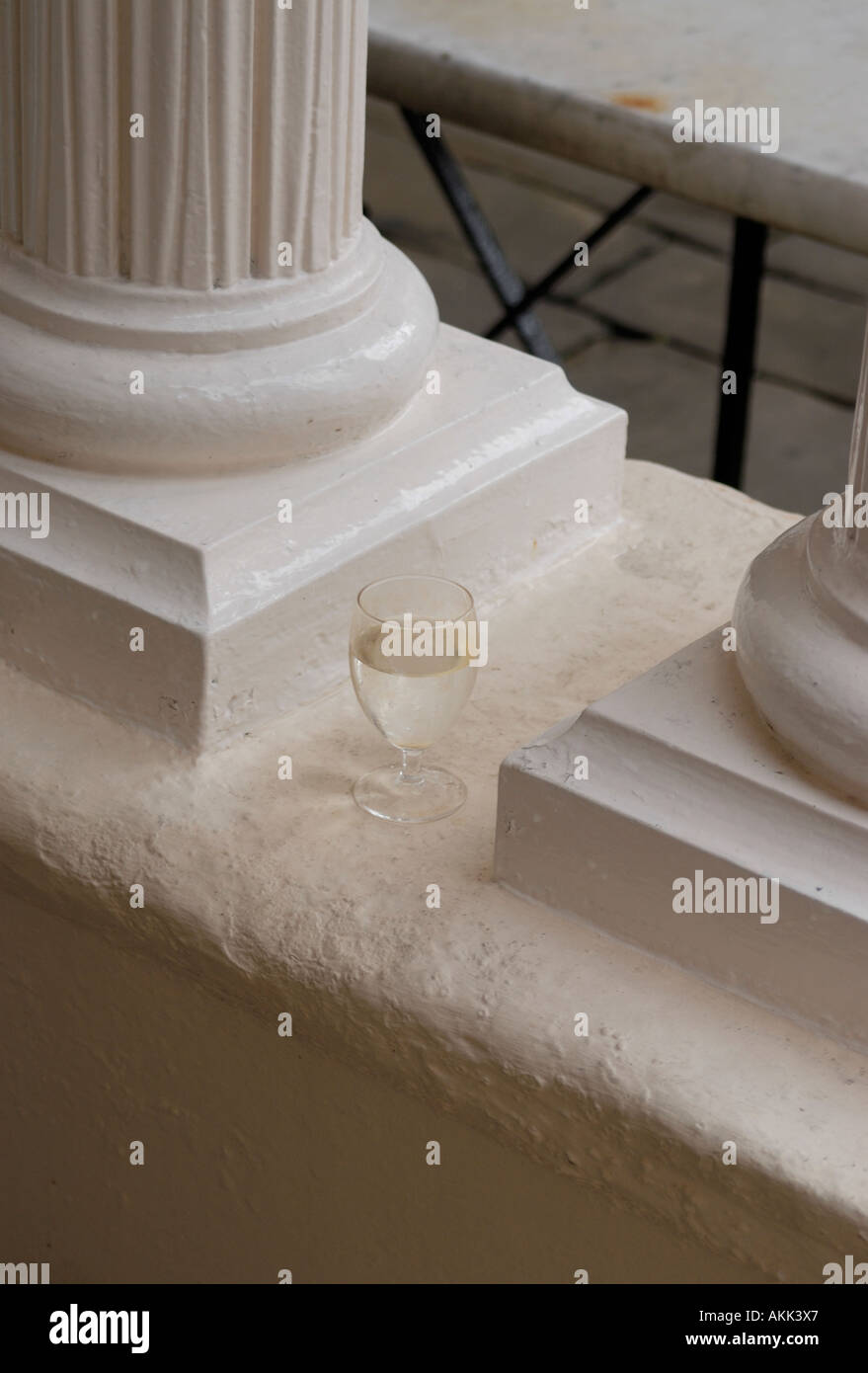 A 40 pence glass of the famous iron rich Tunbridge Wells water from the ...