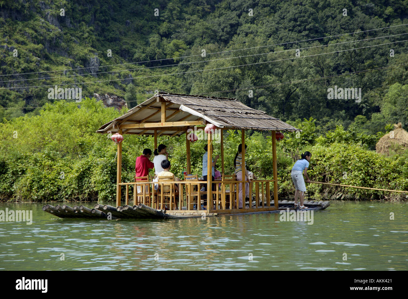China river boat family restaurant hi-res stock photography and images ...