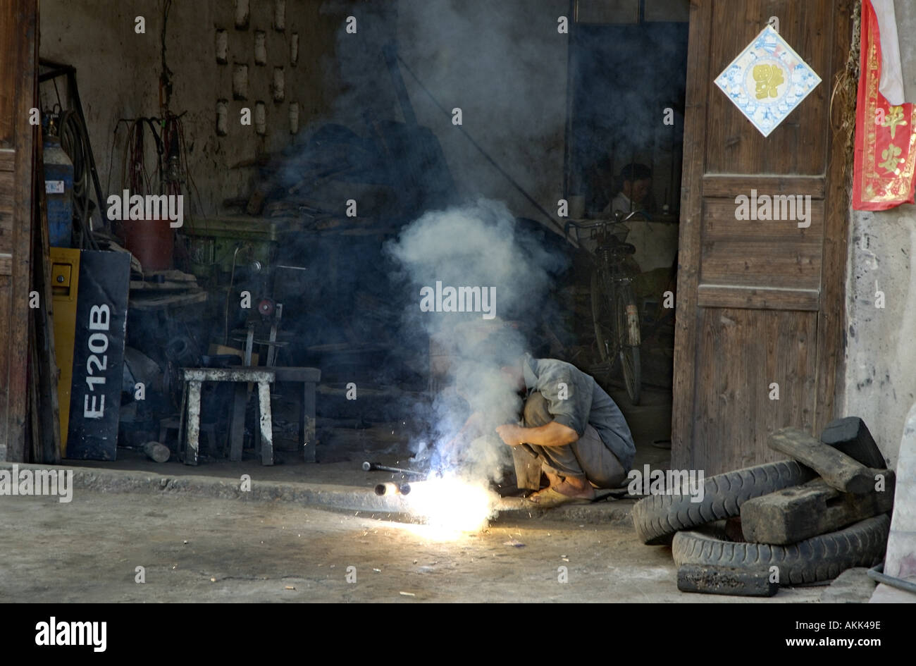 Smoke under door hi-res stock photography and images - Alamy