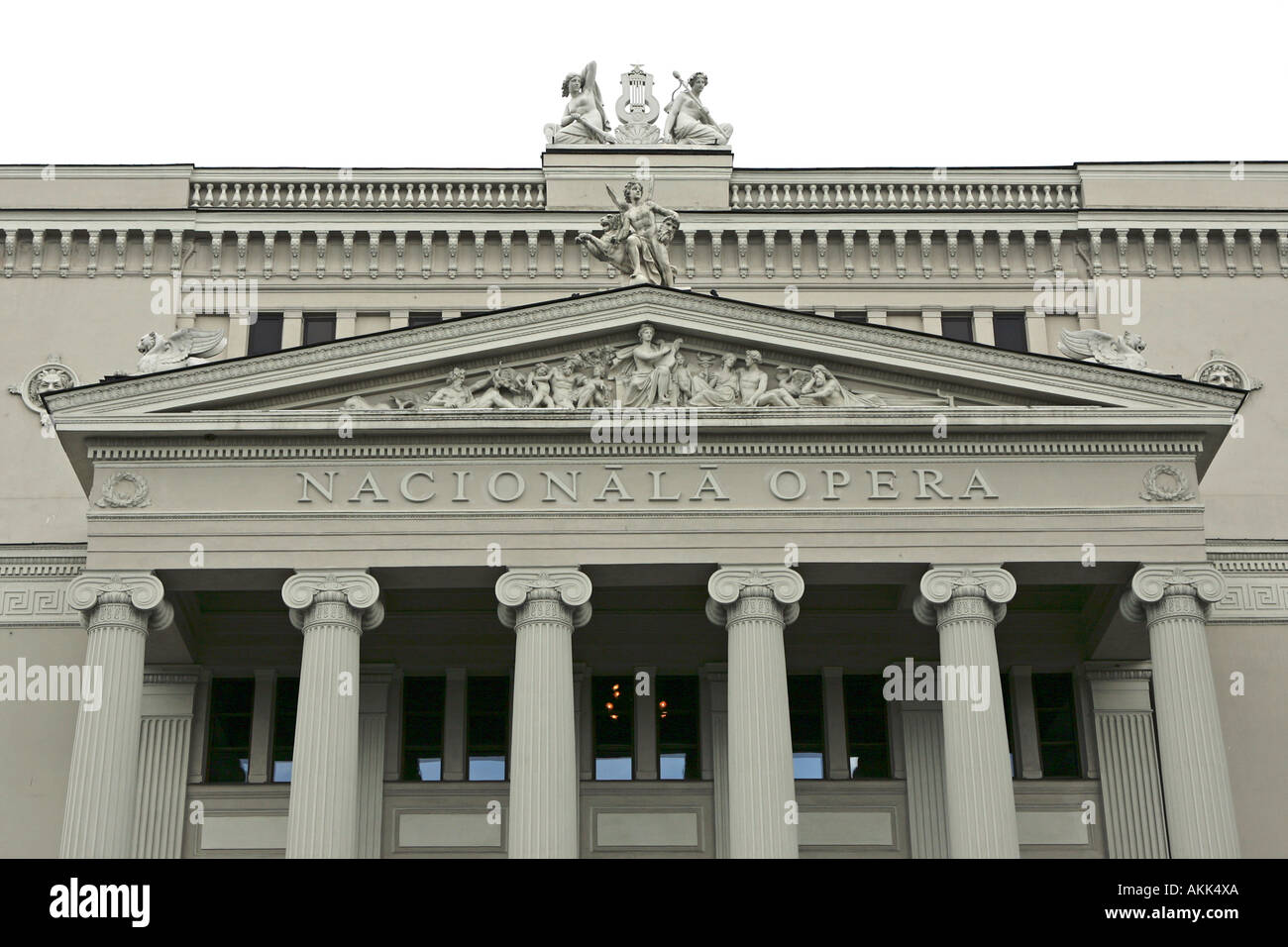 Latvian National Opera House Riga Stock Photo - Alamy