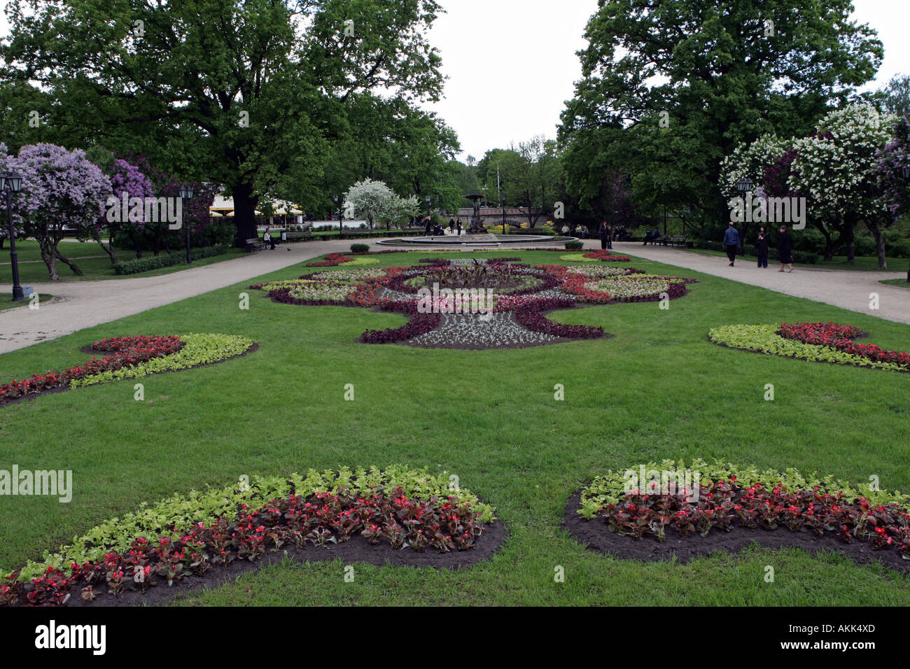 Riga latvia flower garden design hi-res stock photography and images ...