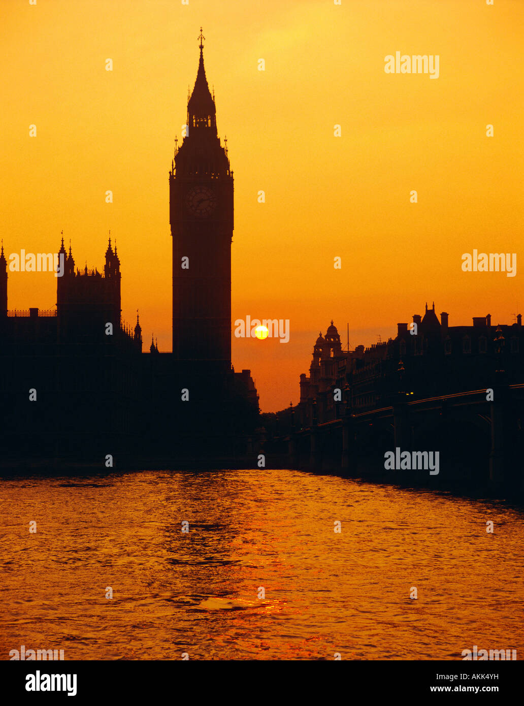 Big Ben at sunset London England Stock Photo - Alamy