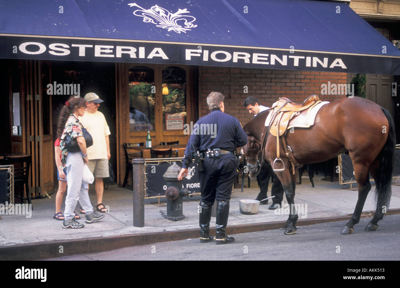 Mounted Police Officer New York City NYC USA Stock Photo - Alamy