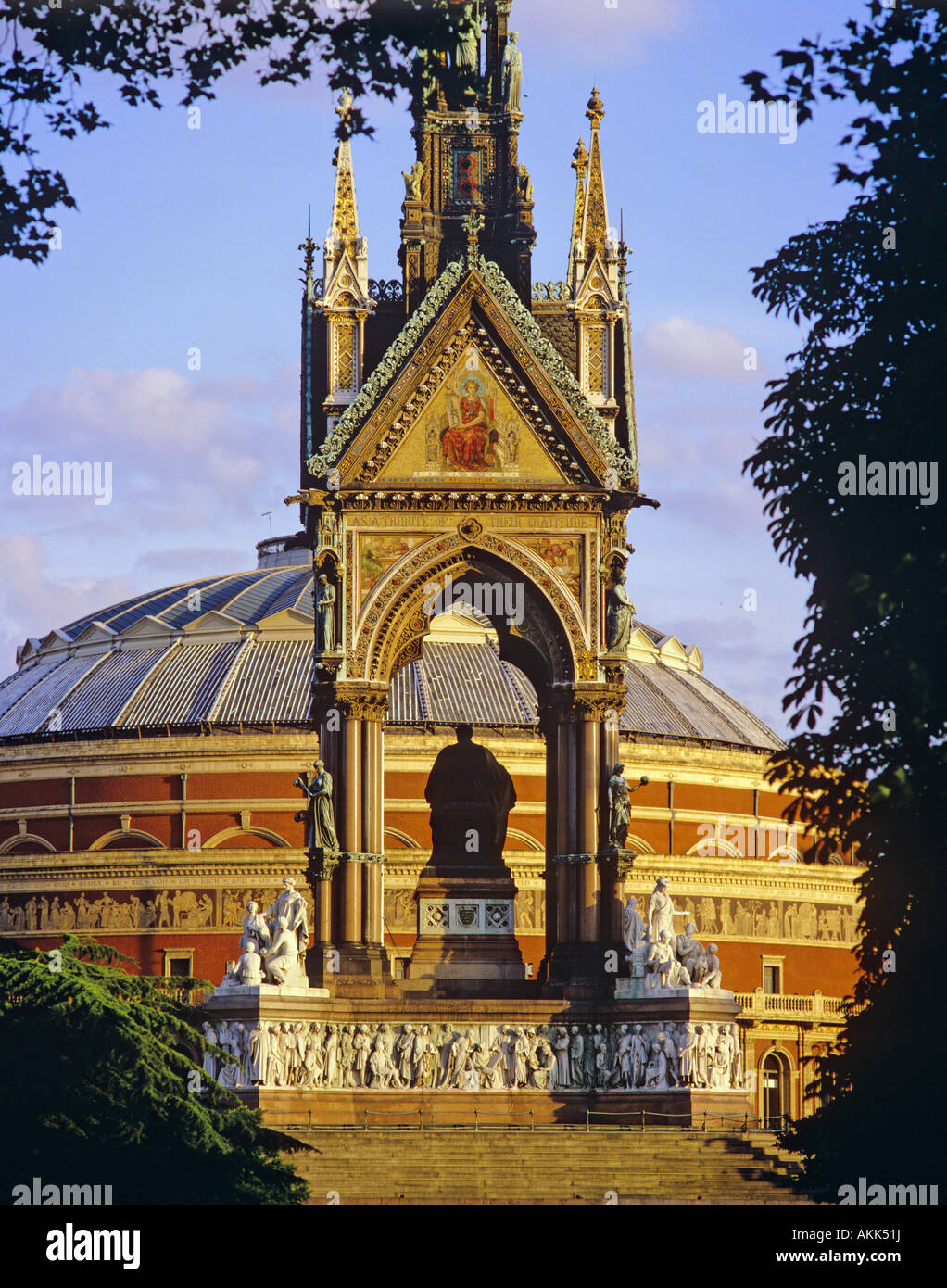 Kensington Memorial and Royal Albert Hall in background Kensington ...