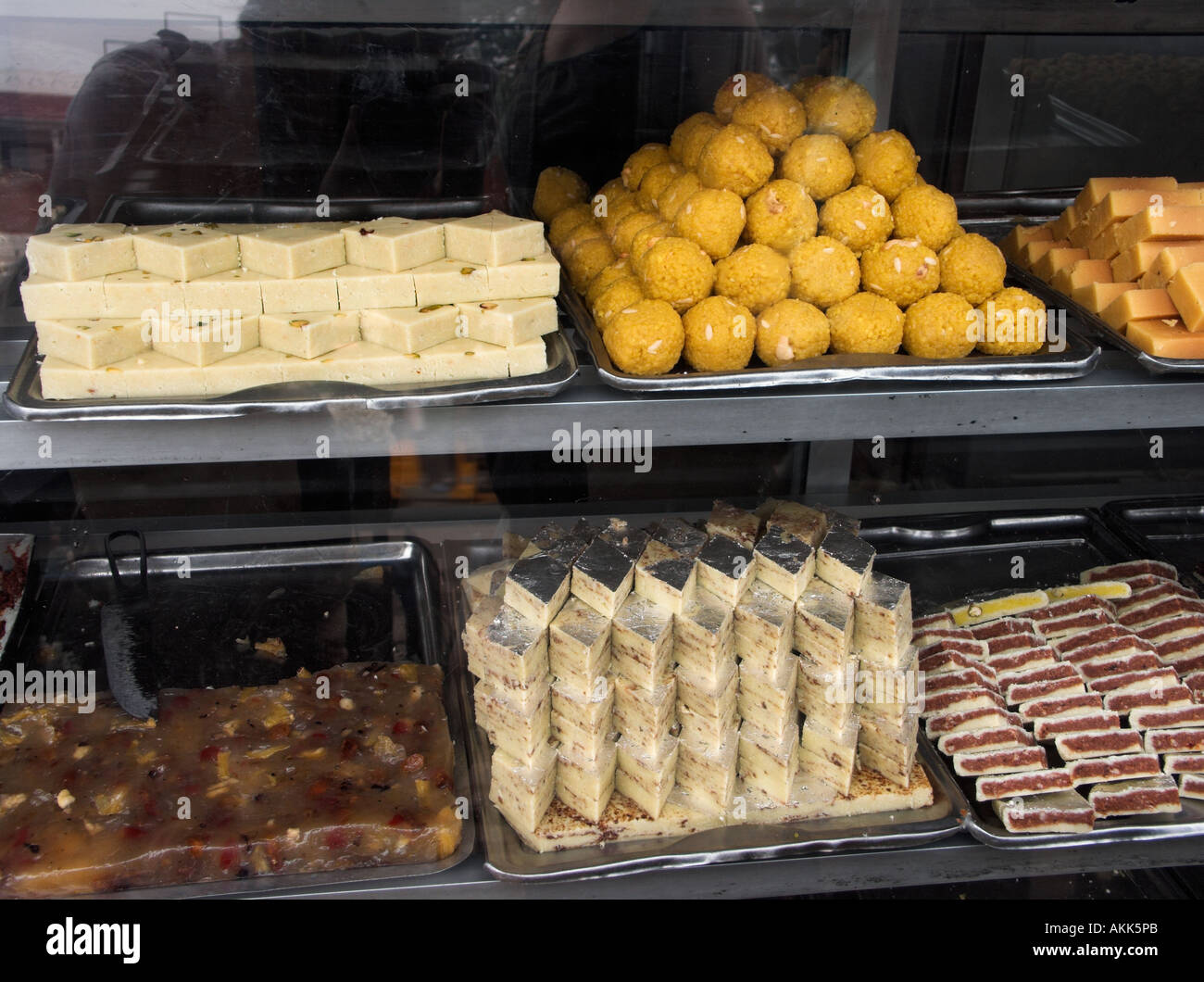 Indian sweets for sale Chennai Madras India Stock Photo - Alamy
