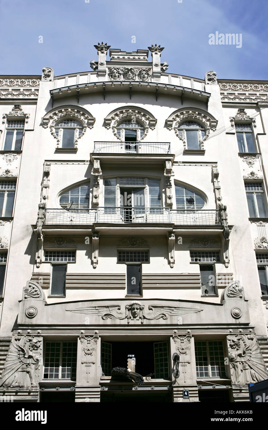 4 Alberta Street Art Nouveau Riga Latvia Mikhail Einstein architect ...