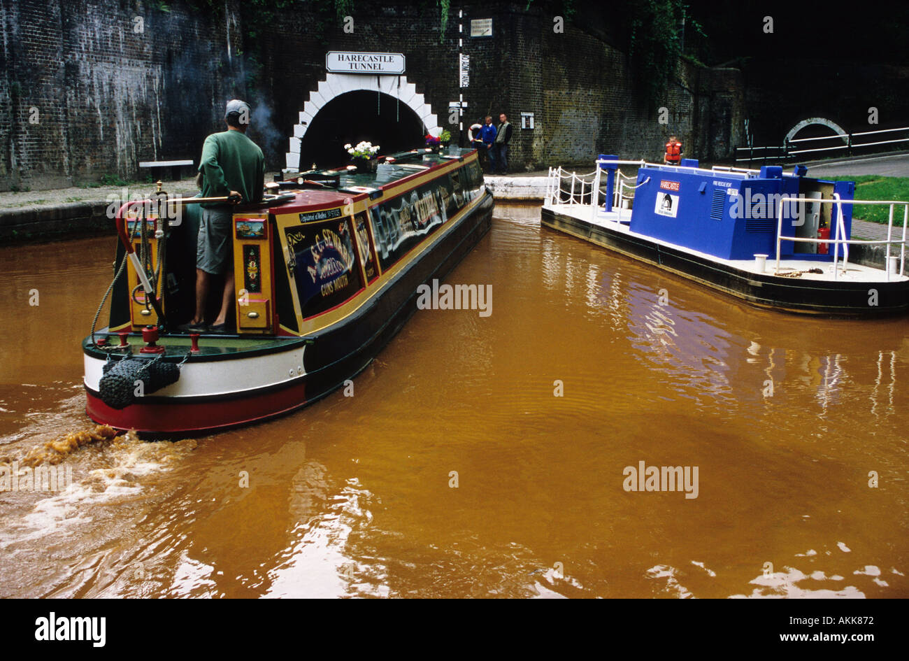 Harecastle Tunnels Kidsgrove Stoke- on-Trent Staffordshire Stock Photo ...