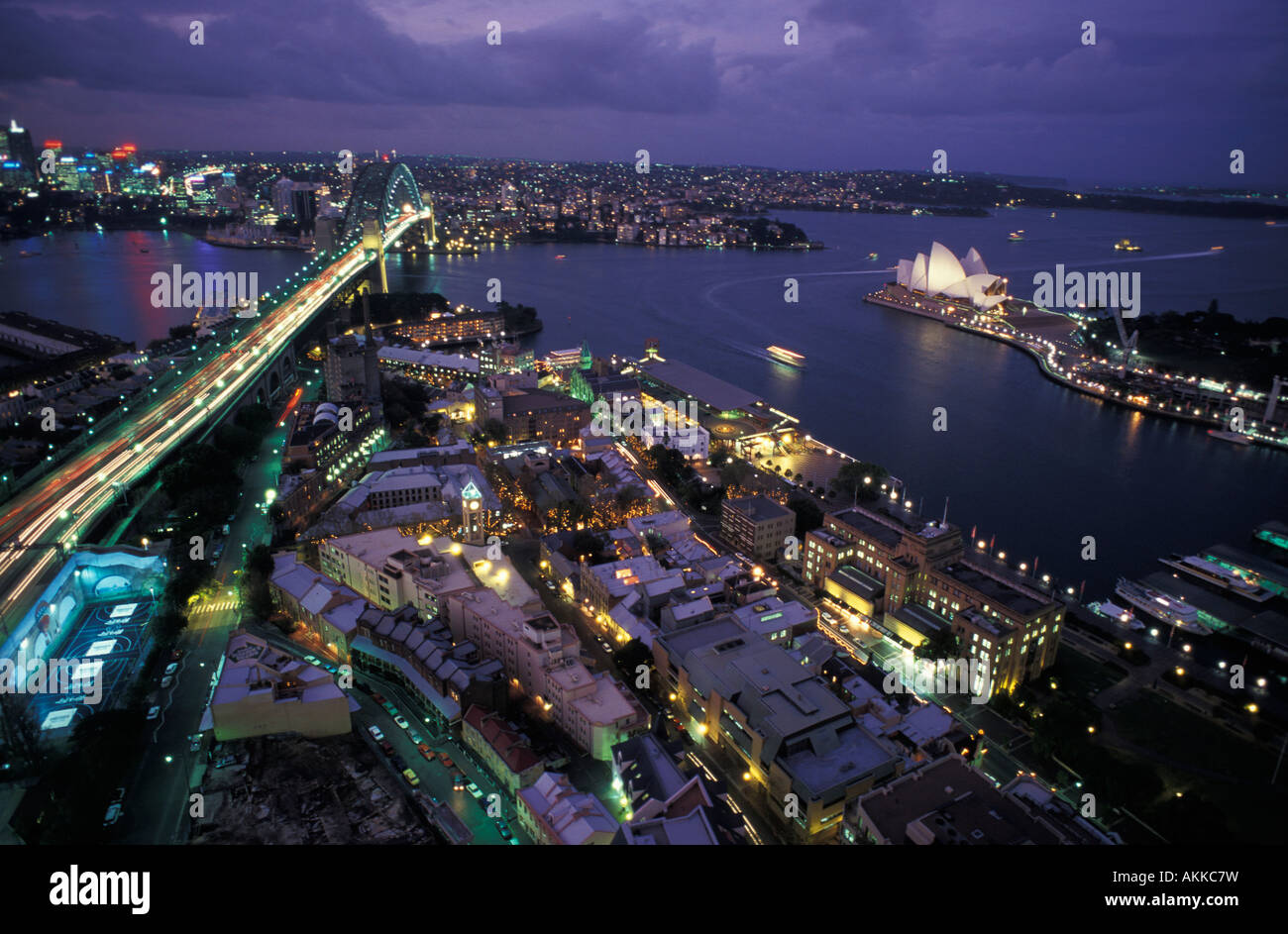 General view sydney harbour bridge hi-res stock photography and images ...