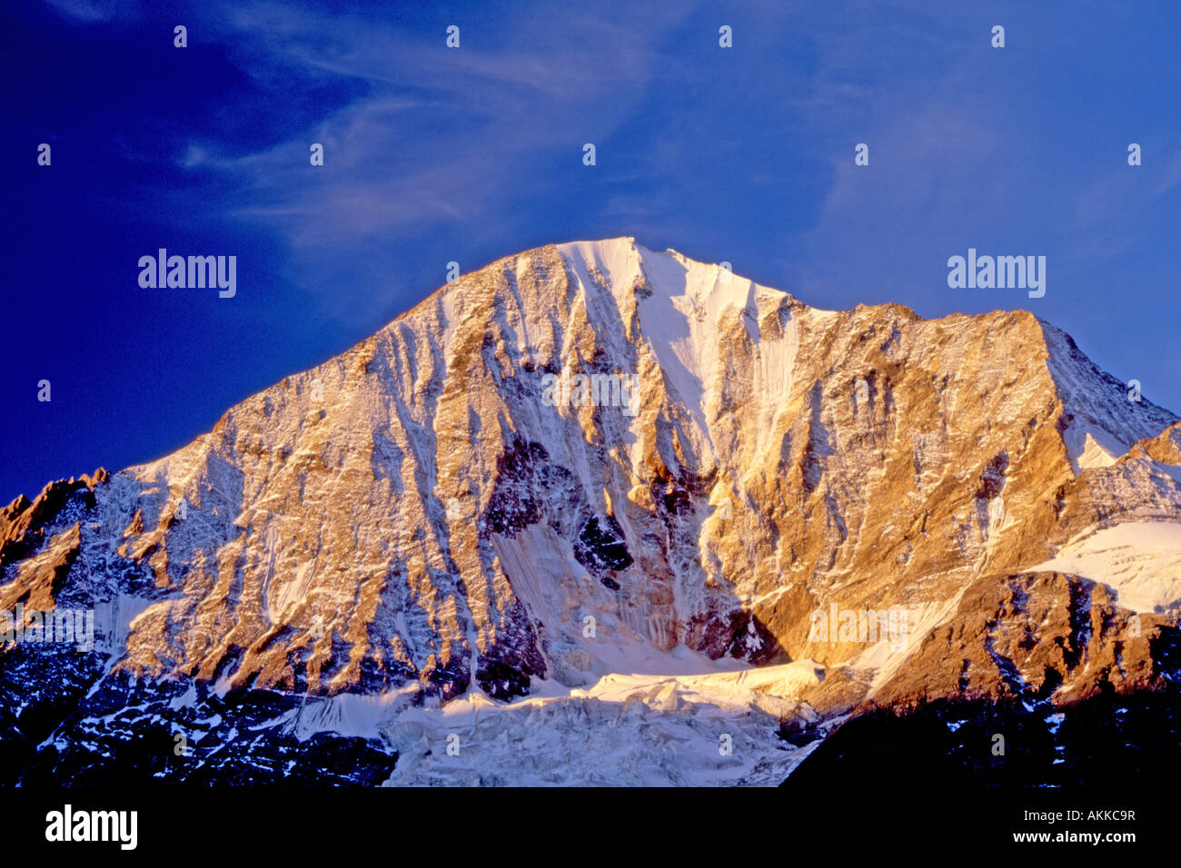 The mountain Ortler (3905 m), Parco Nazionale dello Stelvio, South ...