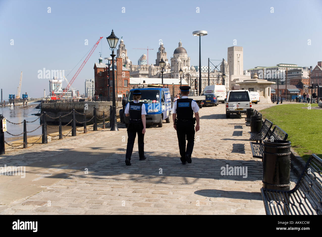 Community Support Officers on patrol on Riverside Walk and Albert Dock ...