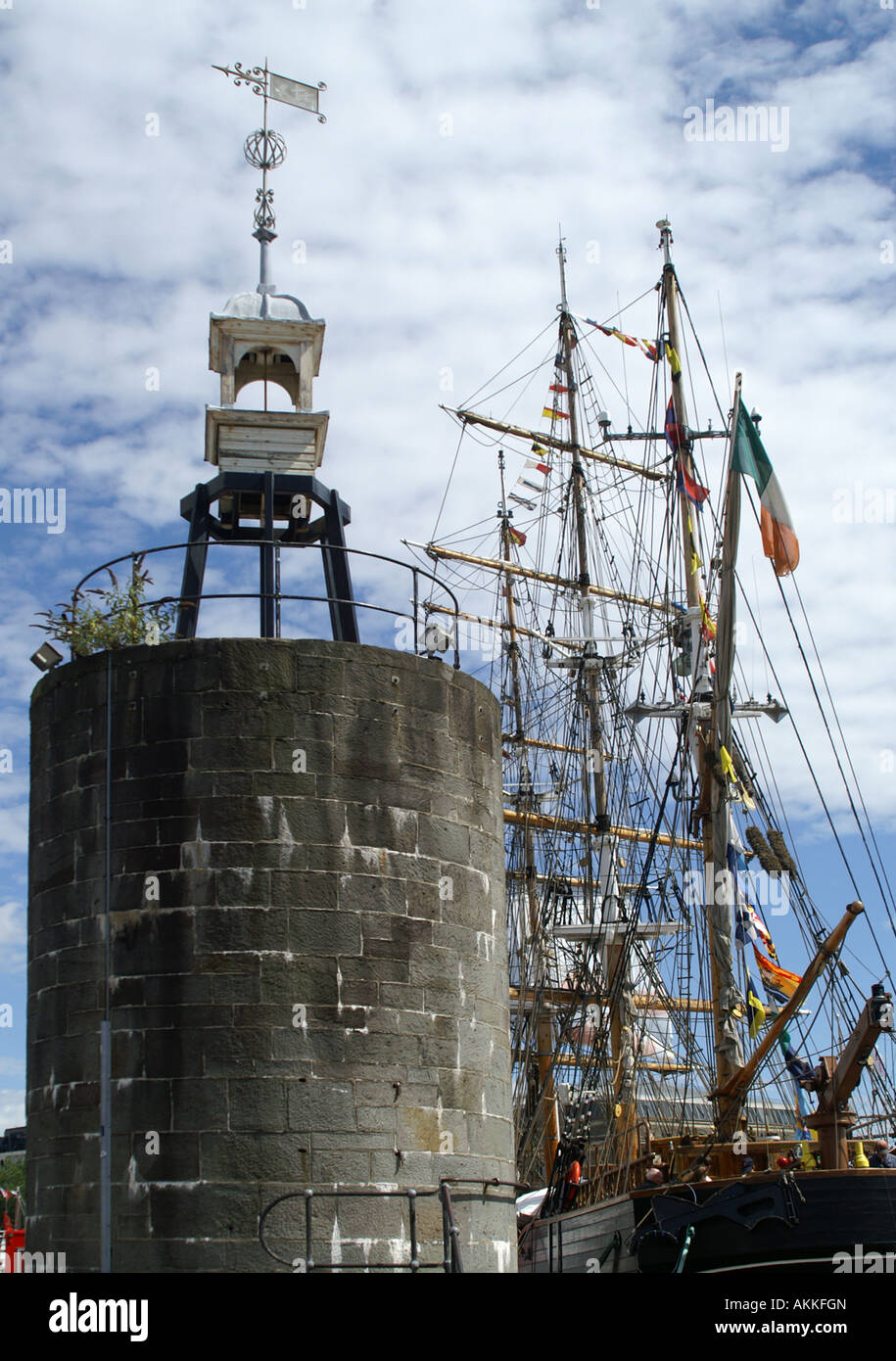 Tall Ship in Bristol Harbour blue sky Overgrown Weather vaneJeanie ...