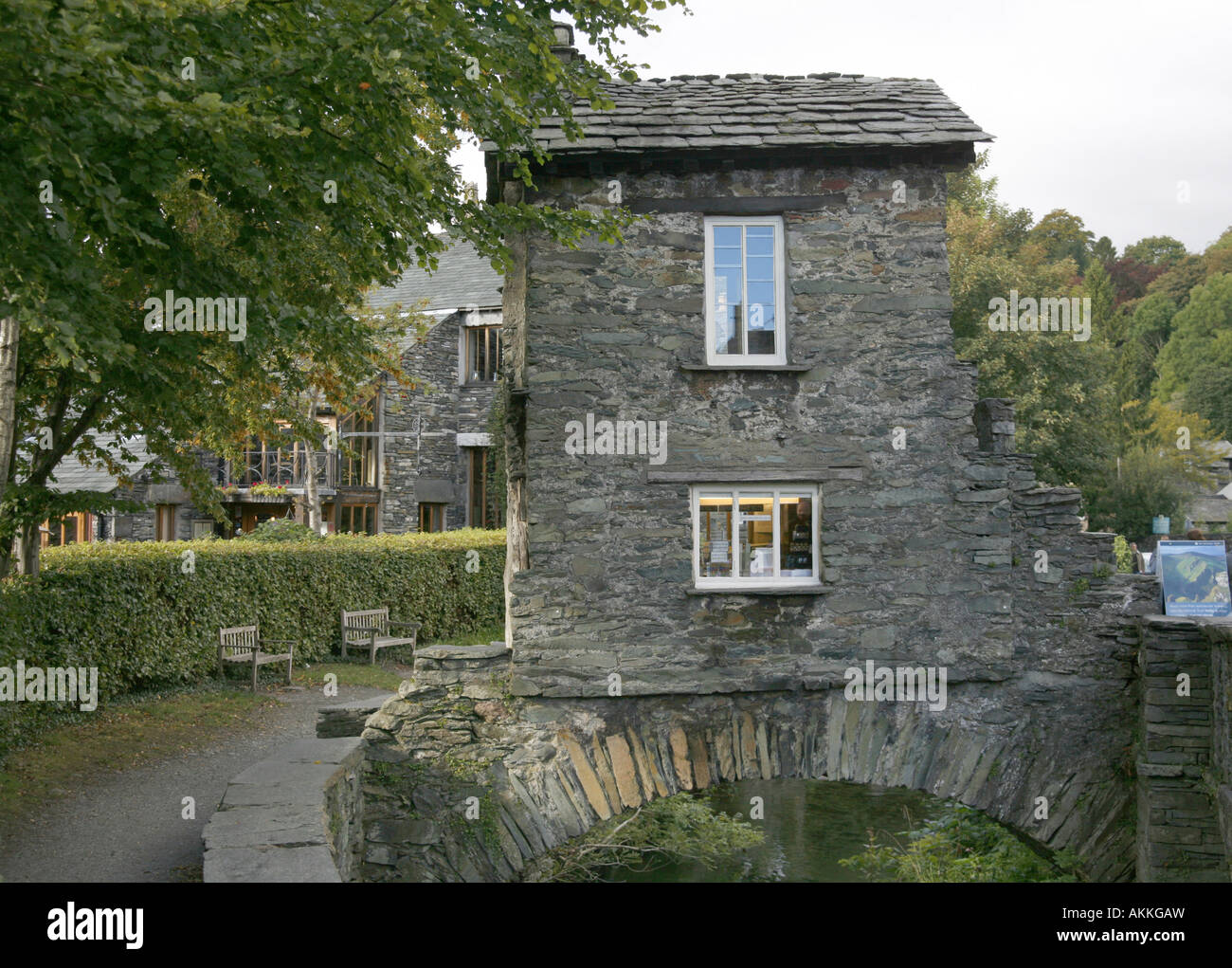 Ambleside Bridge House Stock Photo - Alamy