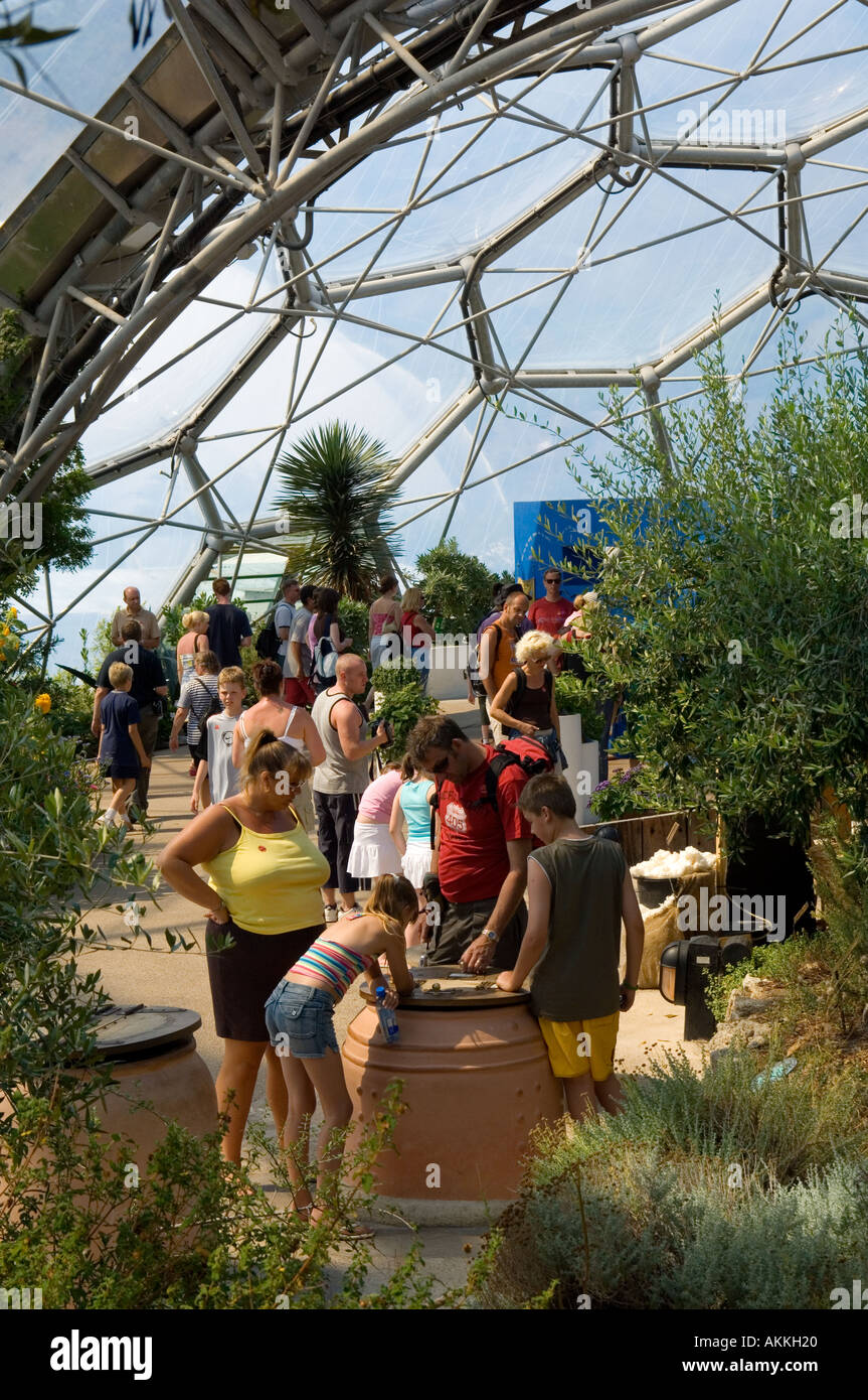 Eden project mediterranean biomes hi-res stock photography and images ...