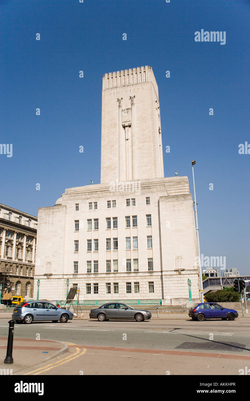 Mersey tunnel Ventilation Tower and the Dock Building, Liverpool ...