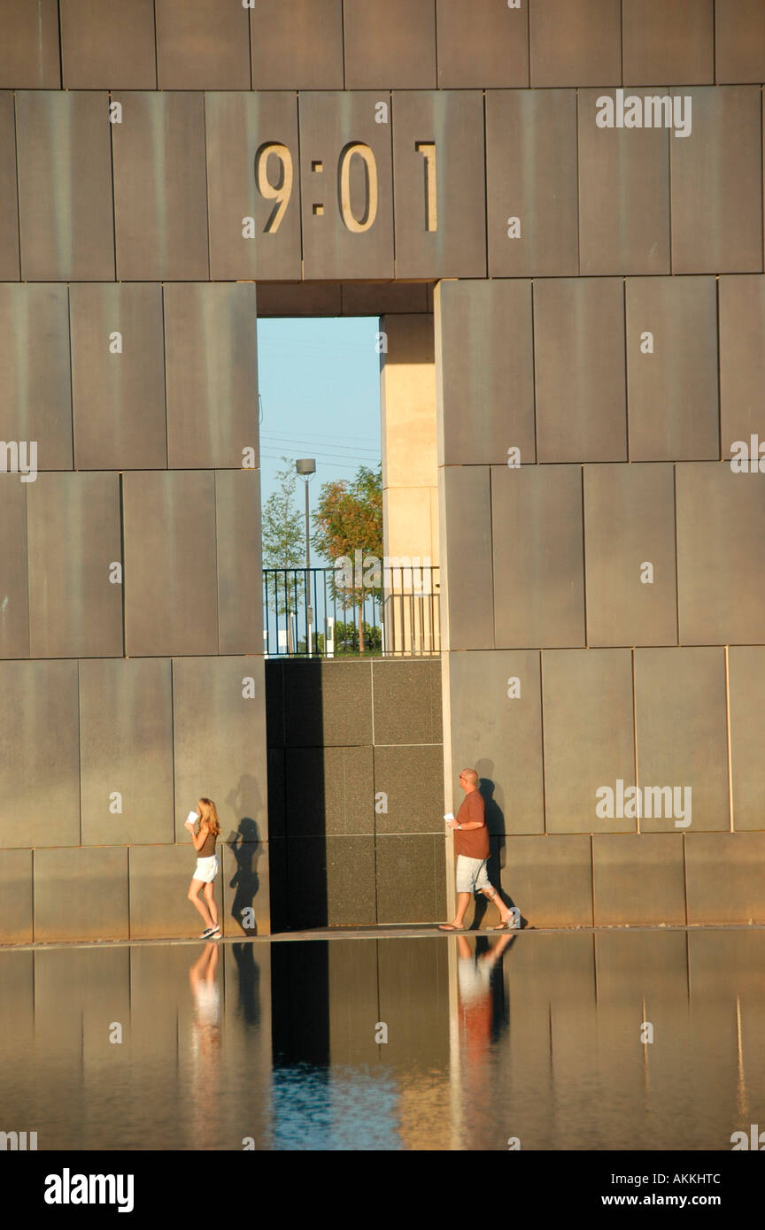 Site and memorial of the Oklahoma City bombing which killed 160+ people ...