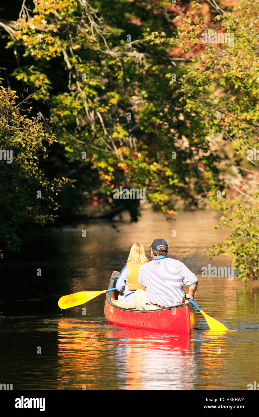 Paddling on the Two Hearted River Michigan s Upper Peninsula Stock ...