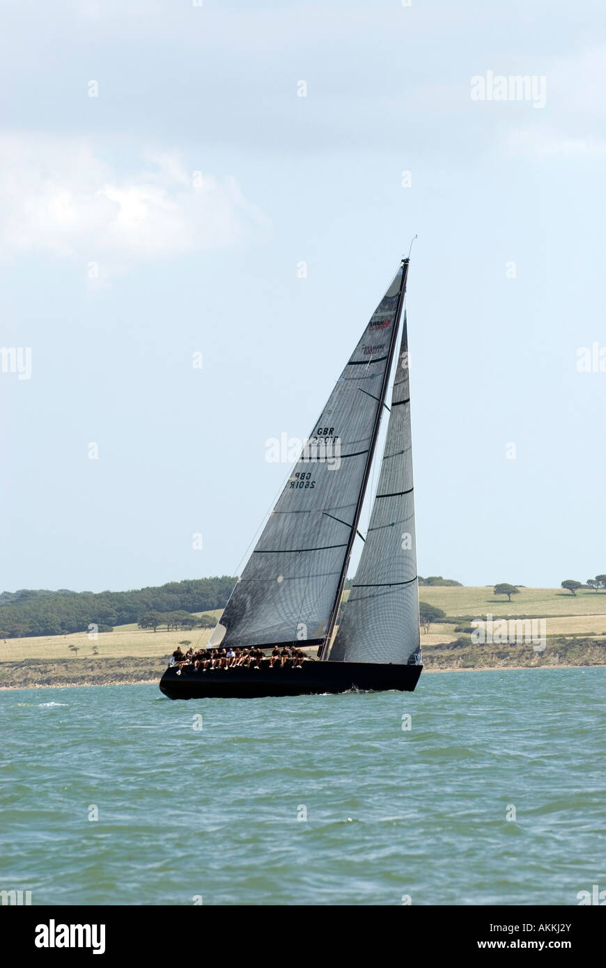 Spirit of Jethou the Swan 601 yacht of Sir Peter Ogden at the Skandia ...