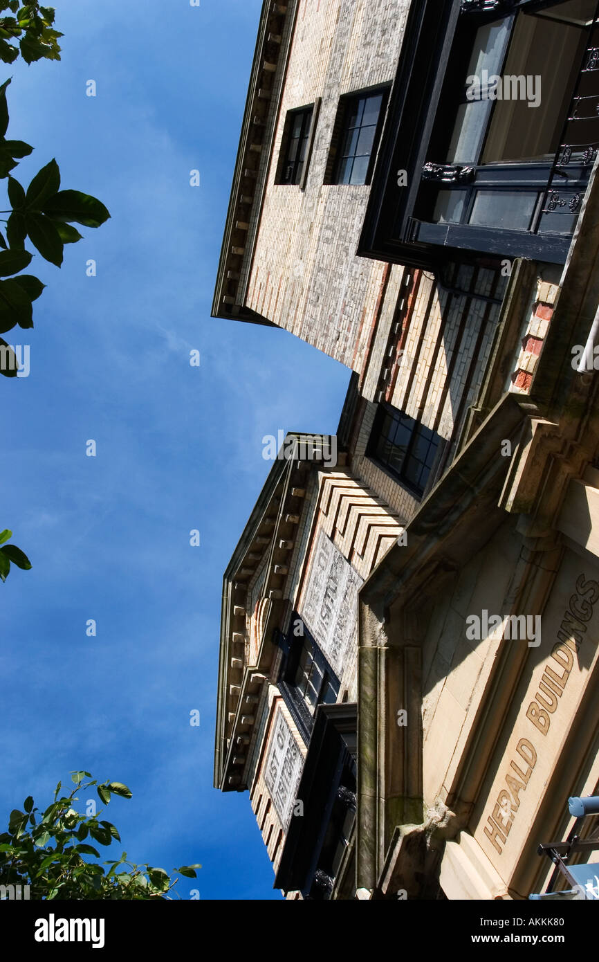 List of Visitors Wednesday Fading Sign on Herald Buildings in Harrogate ...