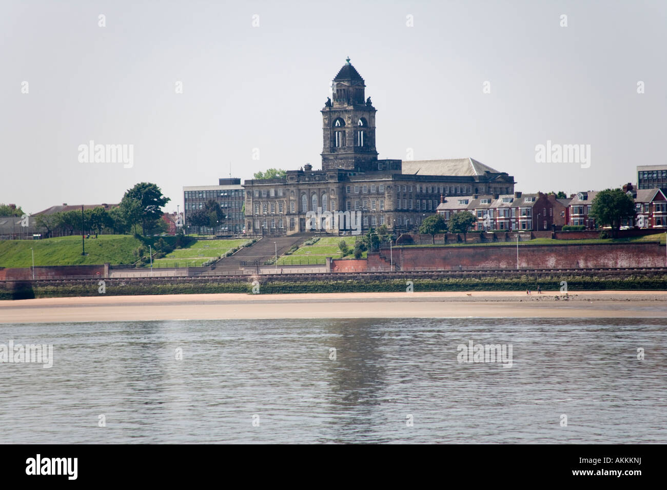 Wallasey Town Hall, Seacombe Wirral, Mersey River, Liverpool, England ...