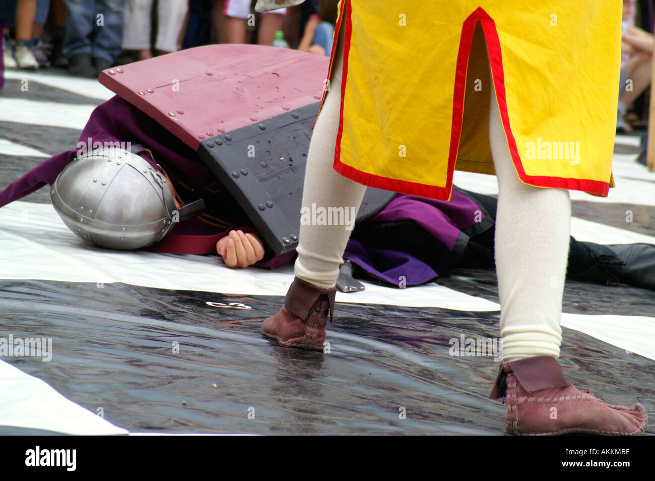 Clashes of Live Chess Battle Stock Photo - Alamy