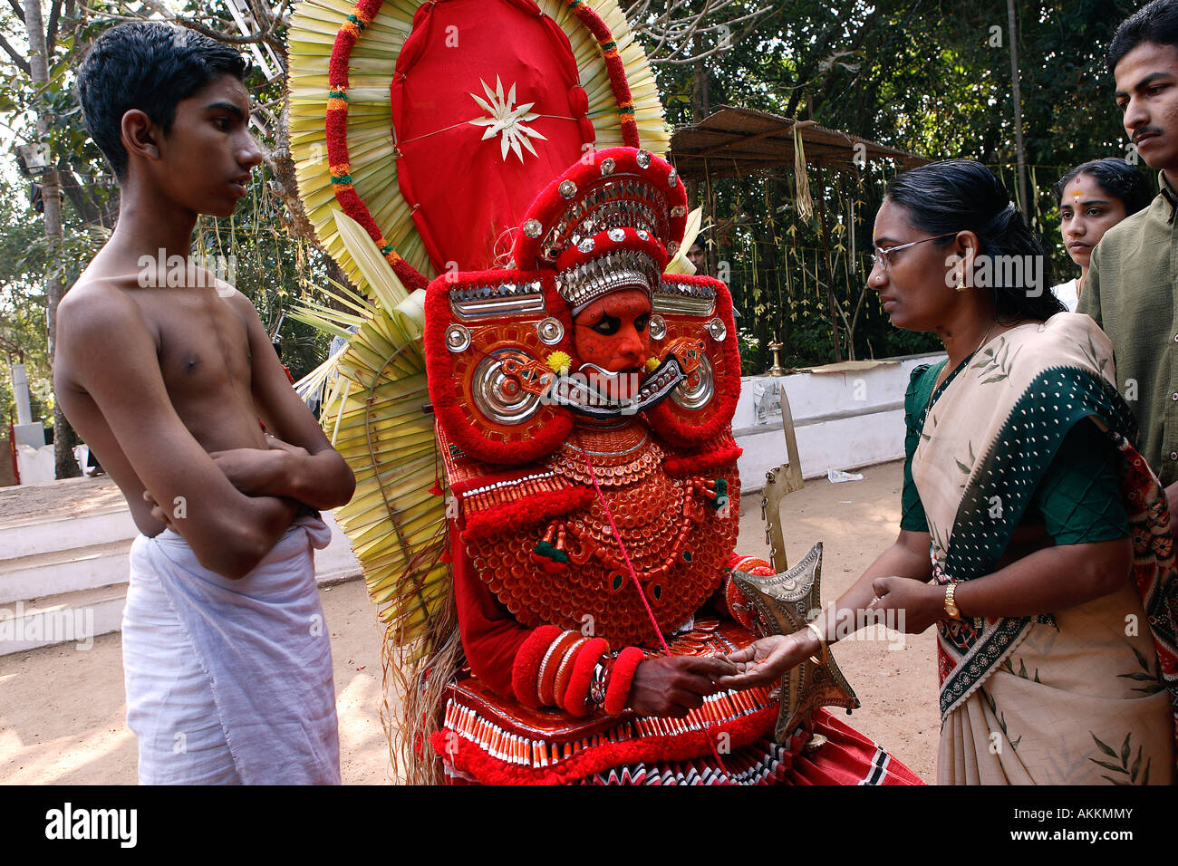India, Kerala, the ritual ceremony of Teyyam Stock Photo - Alamy