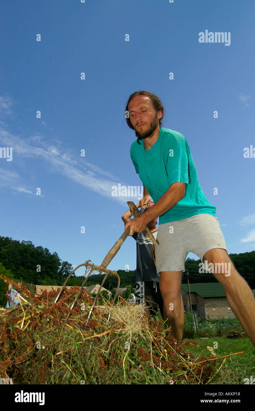 Manure farm man hi-res stock photography and images - Alamy