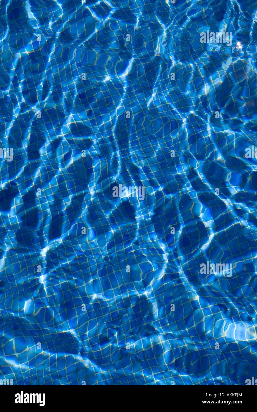 Sparkling water in swimming pool Stock Photo - Alamy