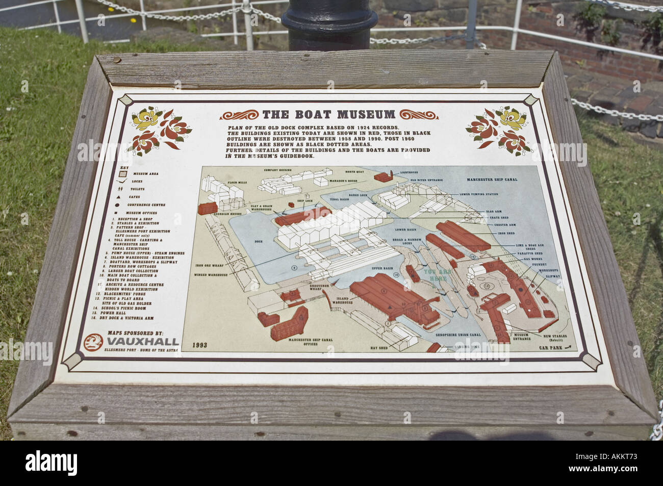 Map Plan of the Boat Museum detailing original buildings and remaining ...