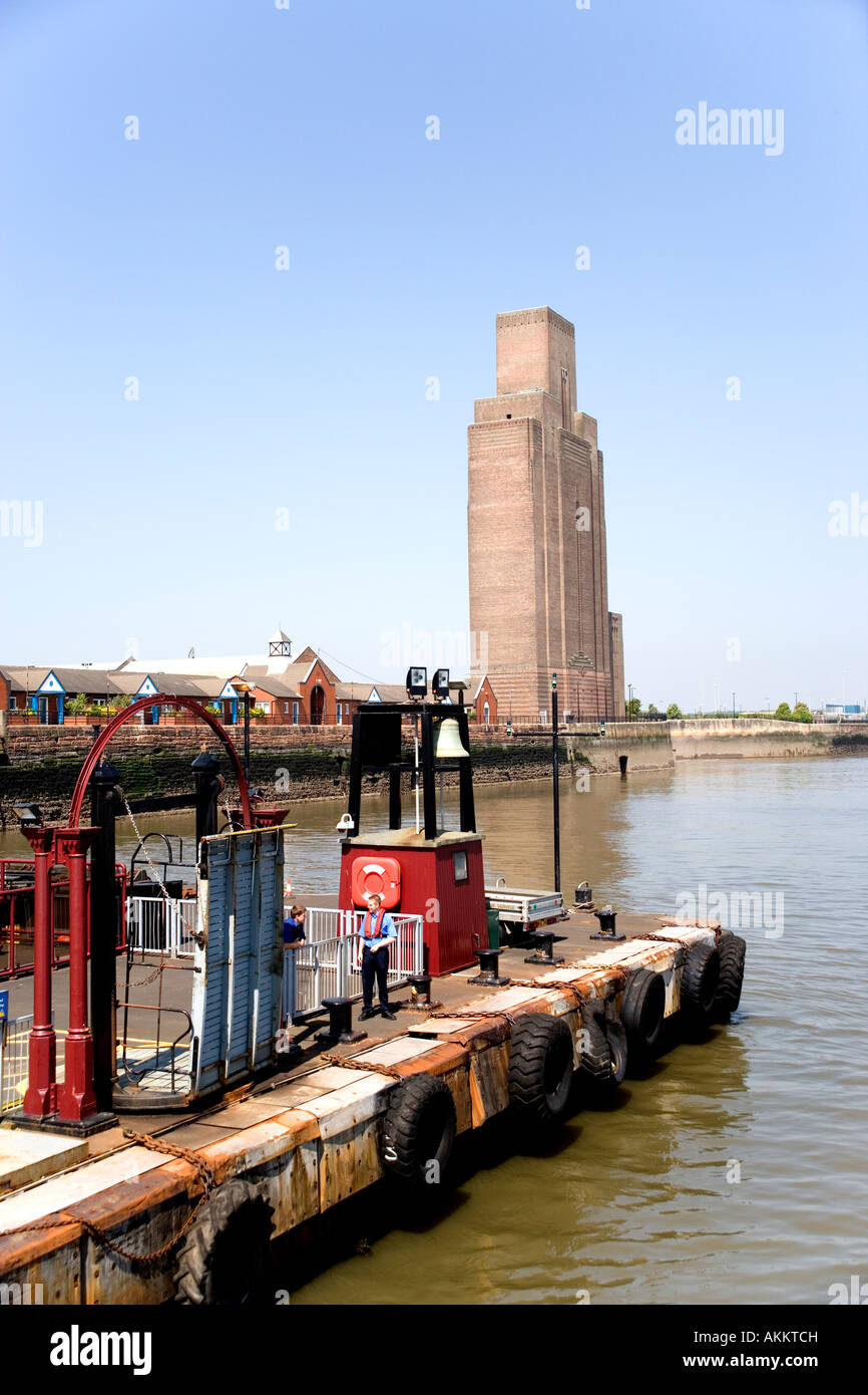 Woodside Foot Ferry at Birkenhead on the Mersey river for the ferry to ...
